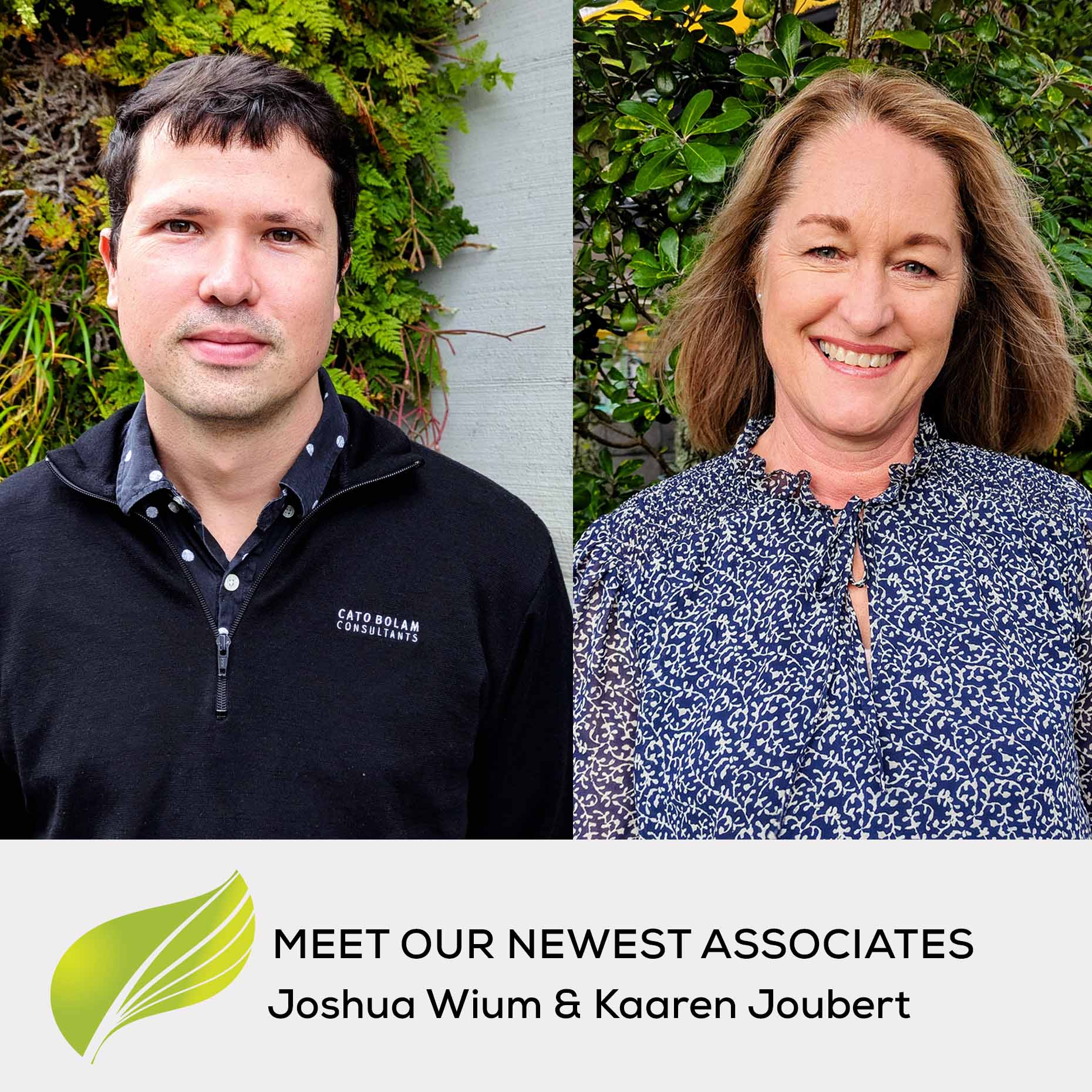 Celebrating Two New Associates at Cato Bolam: Joshua Wium and Kaaren ...